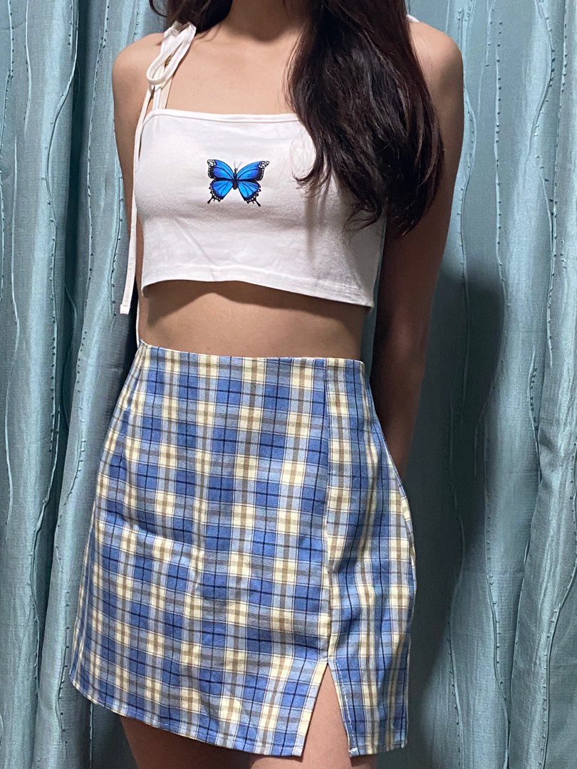 Blue butterfly co-ords, Women's Fashion, Dresses & Sets, Sets or ...