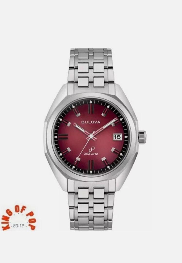 BRAND NEW Bulova Jet Star Precisionist Sapphire Crystal Crimson Dial ...
