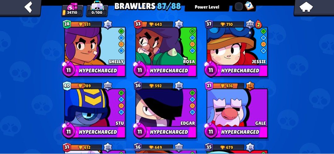 Brawl Stars: 35k Trophy, Video Gaming, Video Games, Others on Carousell