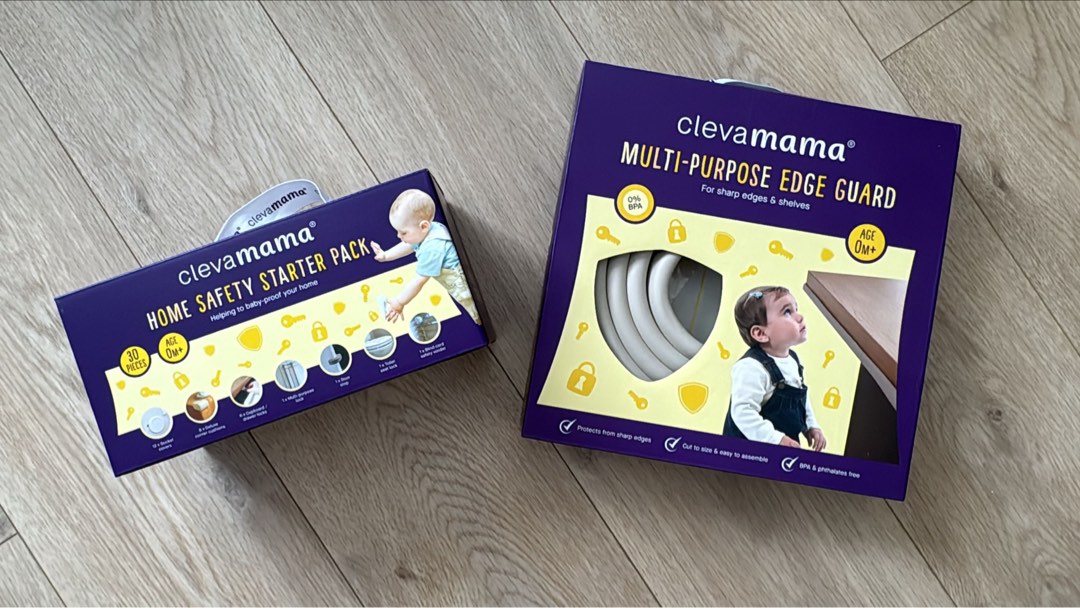 Clevamama Home Safety Starter Pack + Edge Guard, Babies & Kids, Baby ...