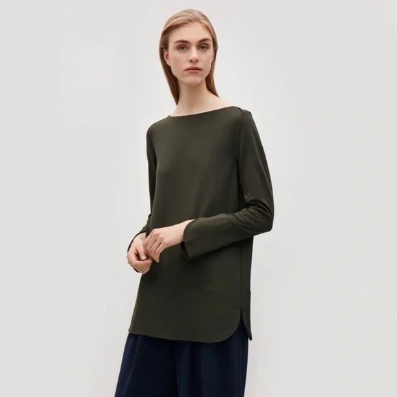 Cos split sleeve tunic s, Women's Fashion, Tops, Blouses on Carousell
