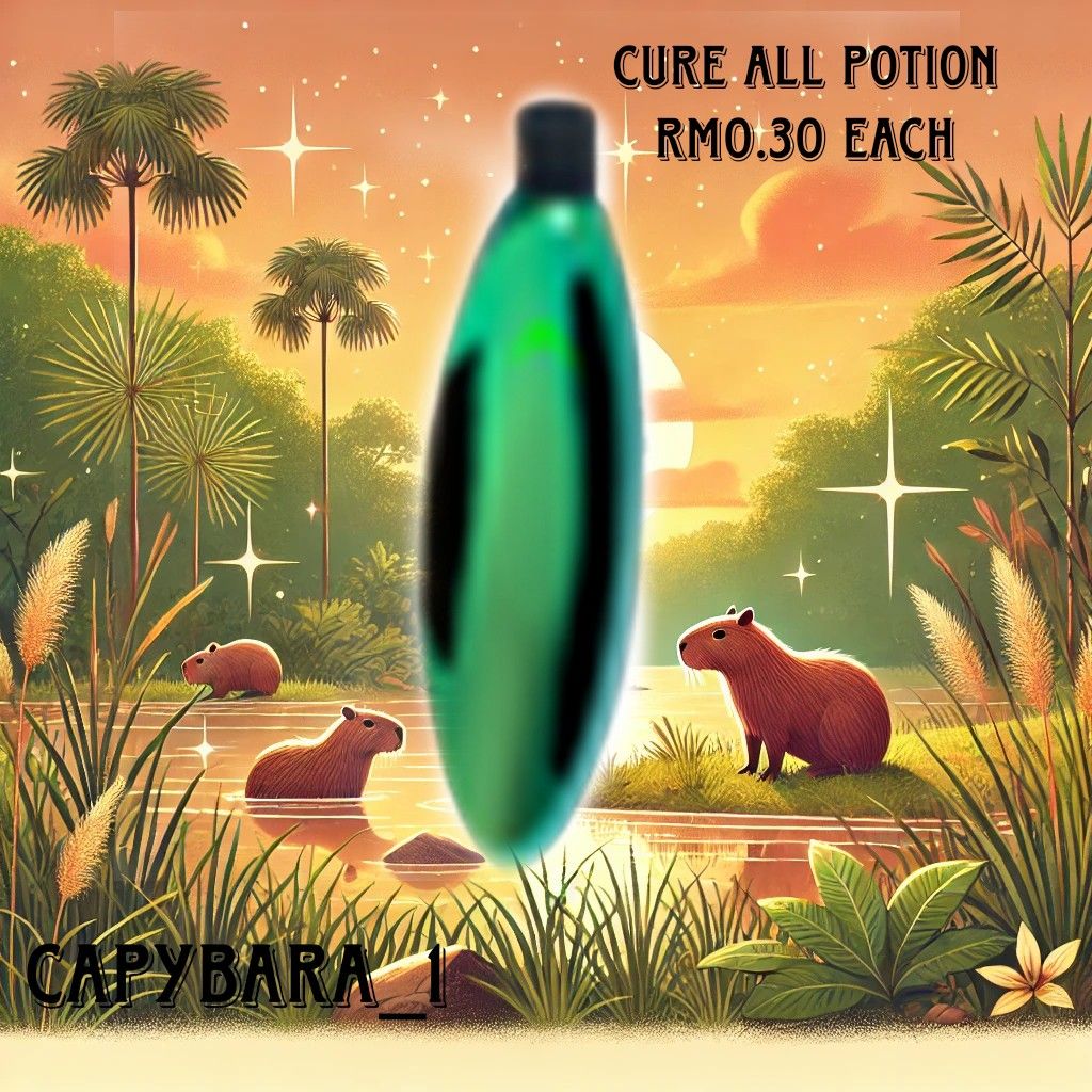 cure all potion rm0.30 each, Everything Else, Others on Carousell