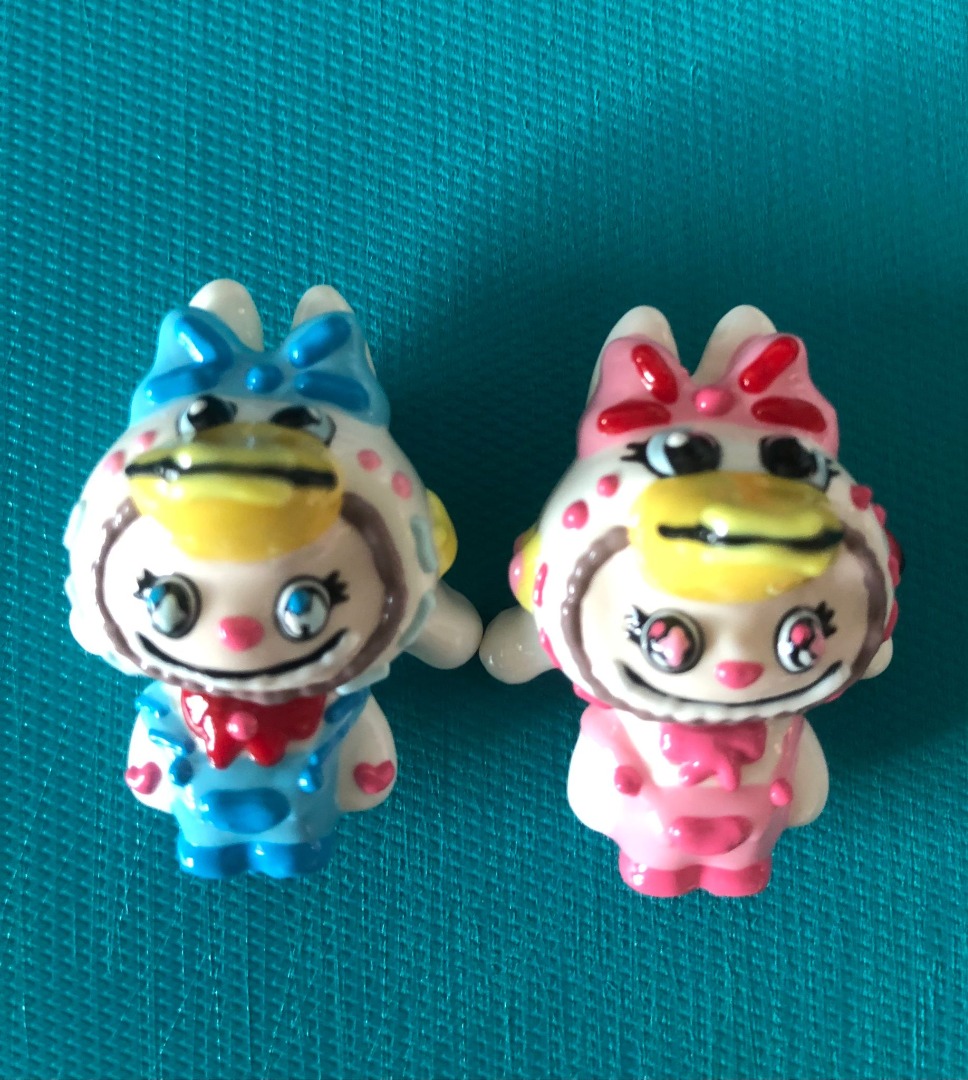 Donald & Daisy Duck Full sized hand painted Labubu charms (pair ...