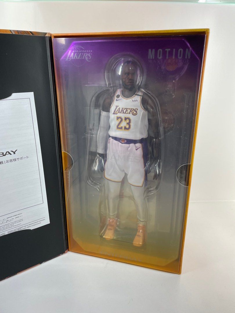 Enterbay NBA Real Masterpiece Lebron James Lakers 1/9 Scale Figure nice ...
