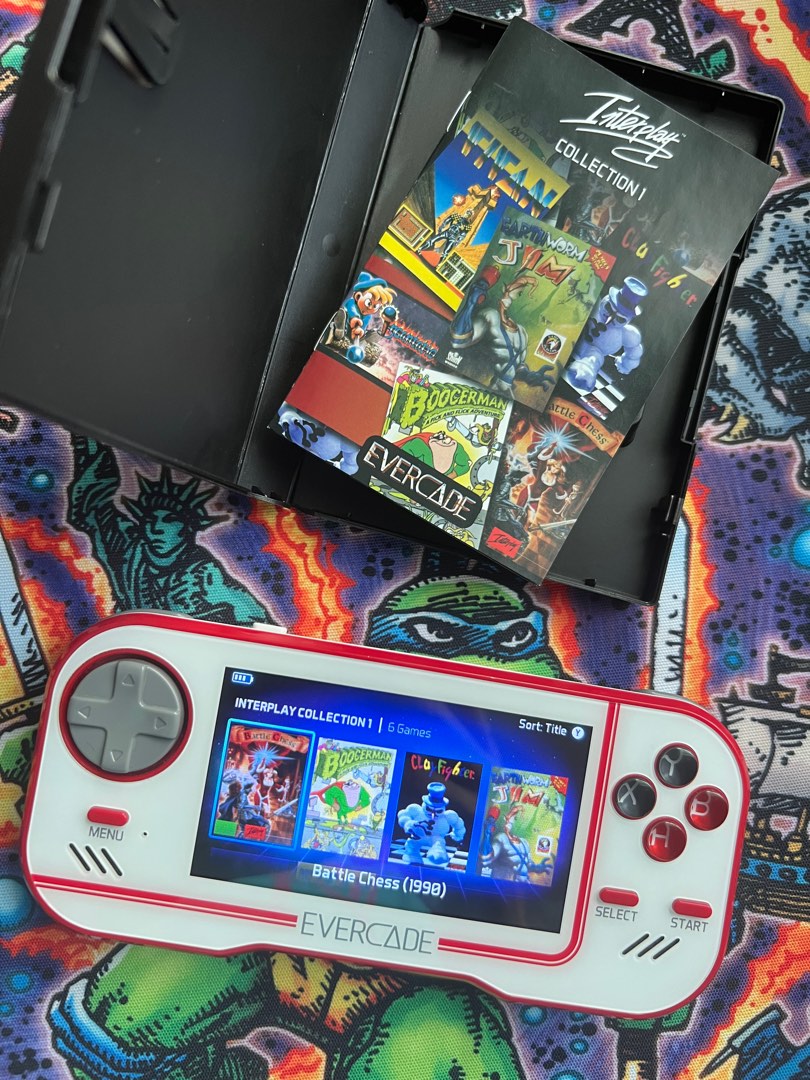 Evercade Handheld + 1 cartridge (Interplay collection), Video Gaming ...