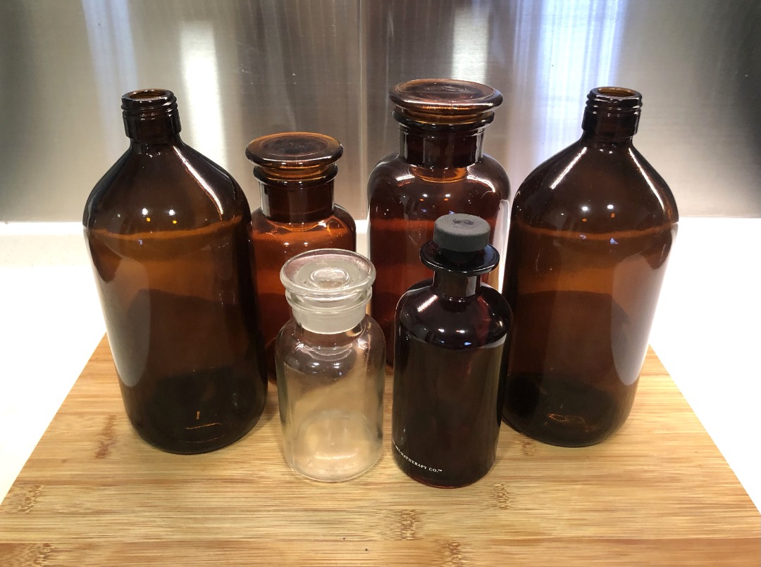 All For $15! SET OF 6 VINTAGE CHEMICAL OR LABORATORY-STYLE GLASS ...