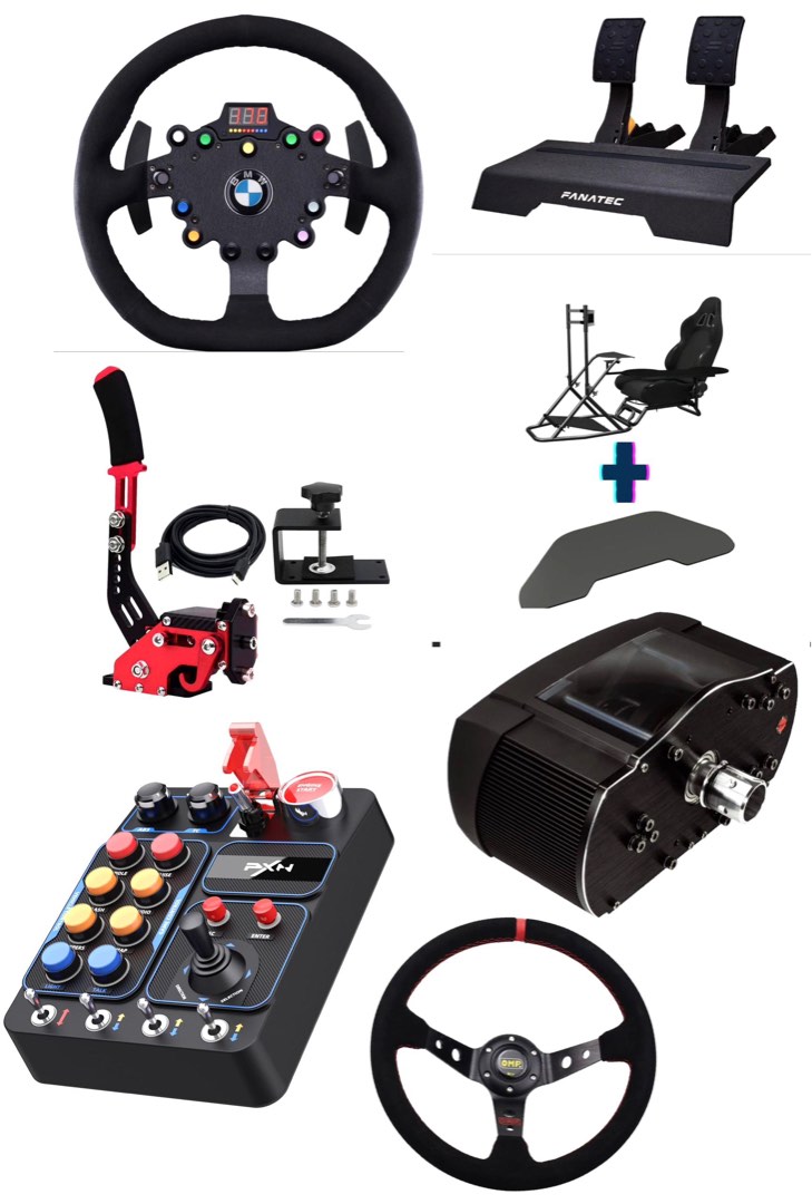 FANATEC SIMULATOR COMPLETE WITH ACCESORIES, Video Gaming, Gaming ...
