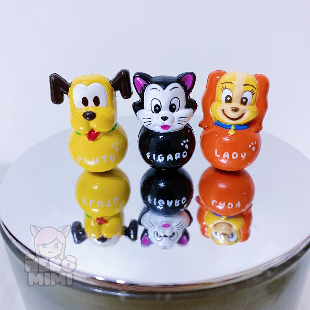 Disney Figaro, Pluto and Lady balancers, Hobbies & Toys, Toys & Games ...