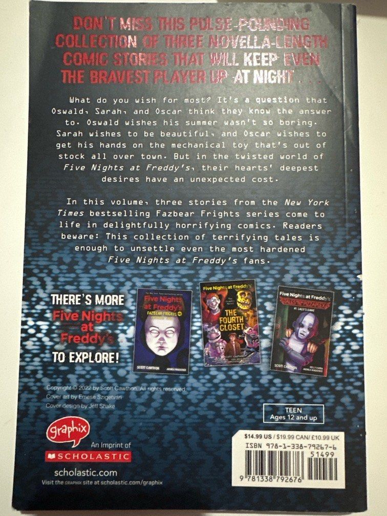 Five Nights at Freddy's: Fazbear Frights Graphic Novel Collection Vol ...