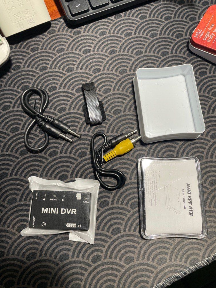 FPV Recorder Mini FPV DVR Module NTSC/PAL Switchable Built-in Battery Video Audio FPV Recorder ...