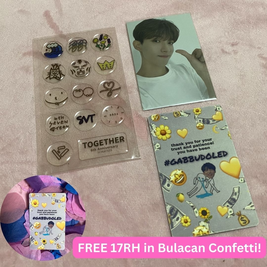 [FREE 17RH BULACAN CONFETTI] SVT DK PC + OT13 Sticker Set [6th ...