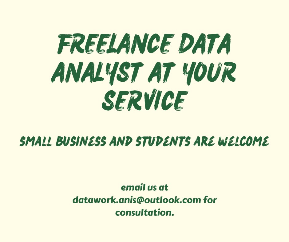 Freelance Data Analyst, Announcements on Carousell