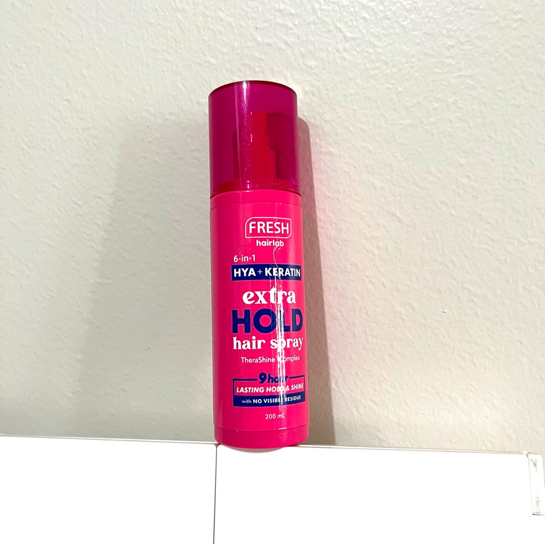 Fresh Hairlab Hya + Keratin Extra Hold Hair Spray, Beauty & Personal ...