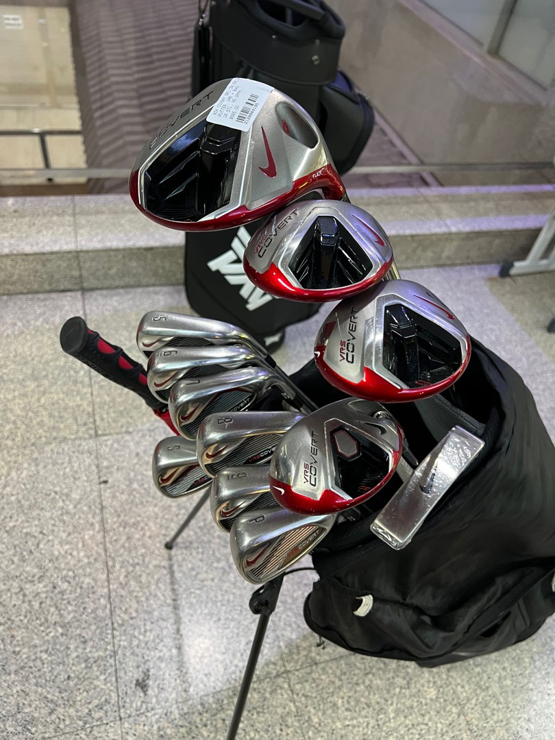 FULL Male NIKE VRS COVERT Golf Set (Driver, Wood, Hybrid, Irons, Wedges ...