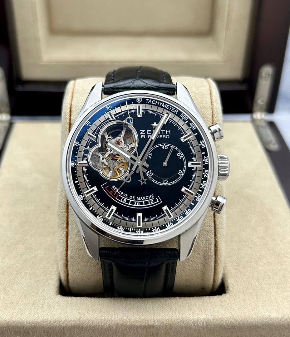 Fullset Zenith Chronomaster Power Reserve Open Heart, Luxury, Watches ...