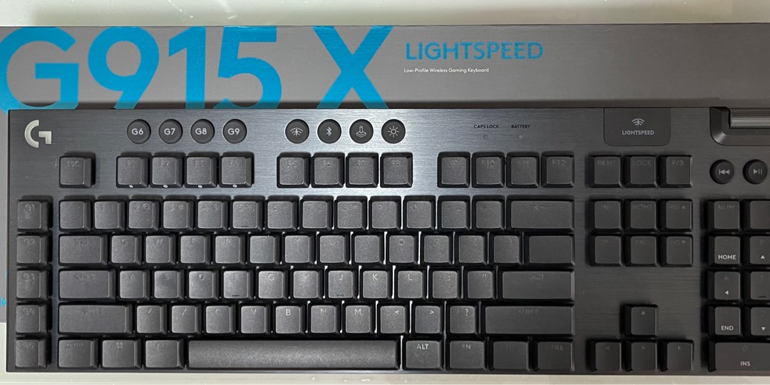 Logitech G915X LIGHTSPEED 無線 RGB 機械電競鍵盤 - 青軸/觸感軸, 電腦＆科技, 電腦周邊及配件, 電腦鍵盤及 ...