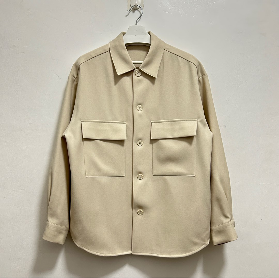 GU MENS CPO OVERSHIRT LONG SLEEVE JACKET, Men's Fashion, Coats, Jackets and Outerwear on Carousell