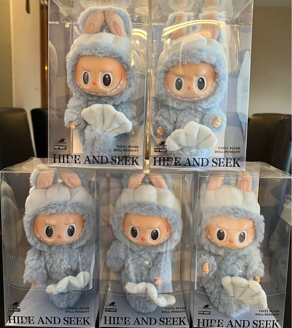Hide and Seek Labubu / Merbubu, Hobbies & Toys, Toys & Games on Carousell