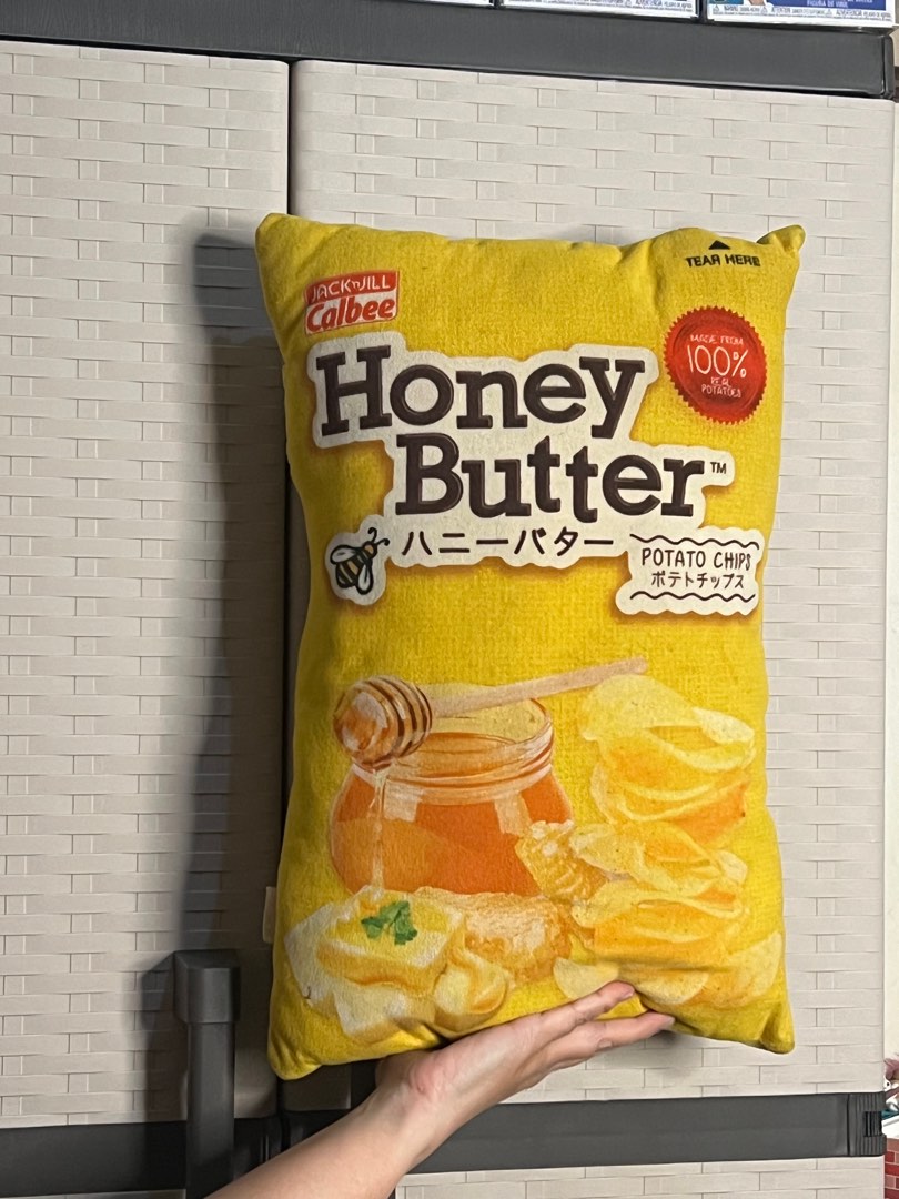 Honey Butter Pillow, Furniture & Home Living, Bedding & Towels on Carousell