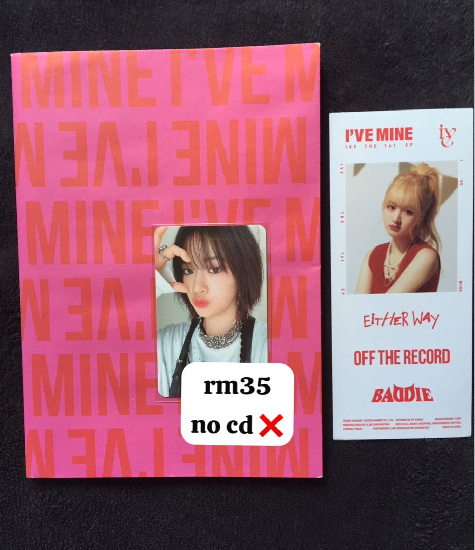 IVE ALBUM PHOTOCARD YUJIN, Hobbies & Toys, Collectibles & Memorabilia ...