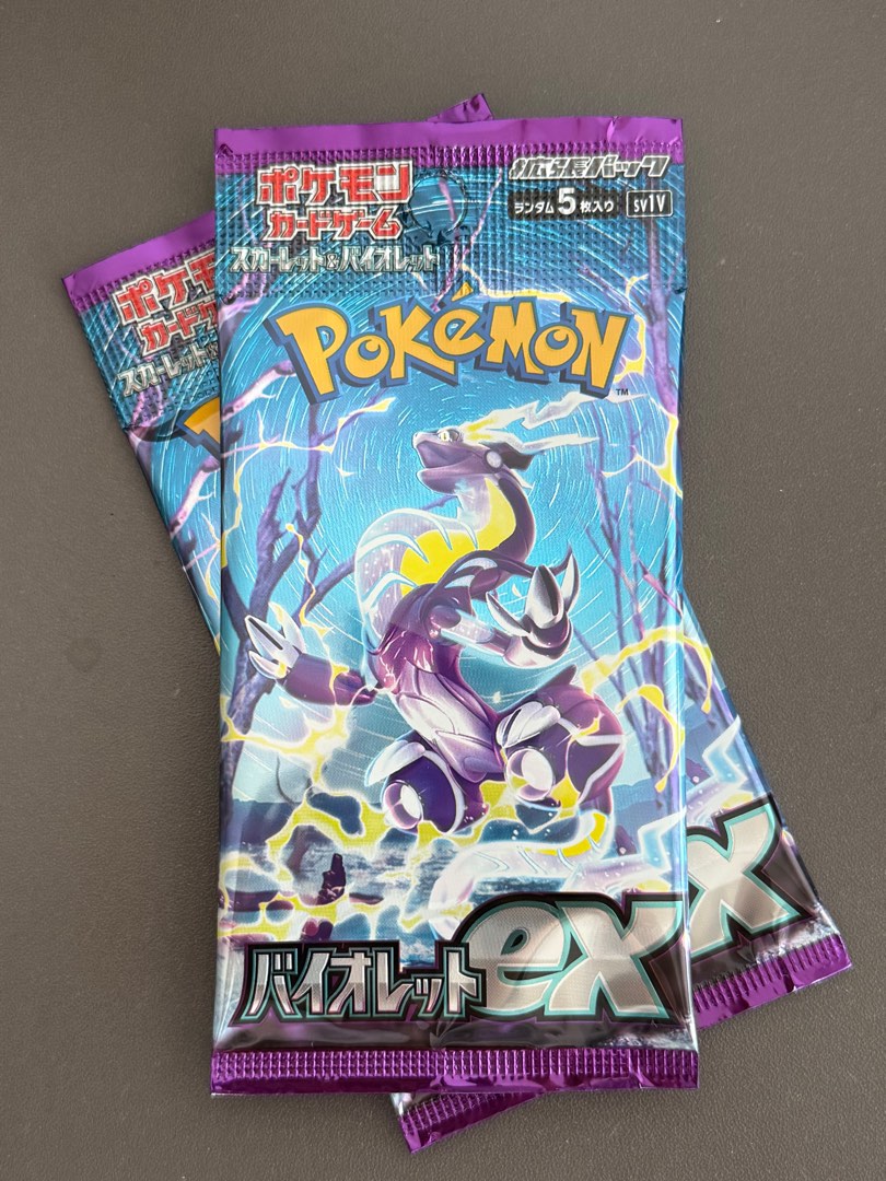 Japanese Pokemon Retail Pack Scarlet Violet EX, Hobbies & Toys, Toys ...