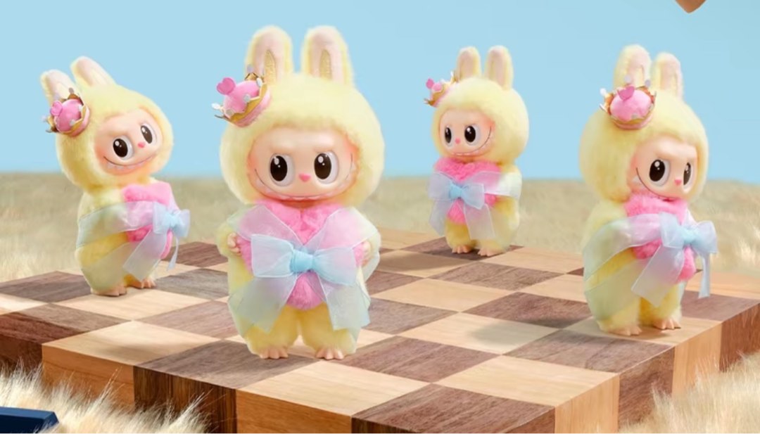 Labubu Checkmate Queen / Yellow pendant Hanging card, Hobbies & Toys ...