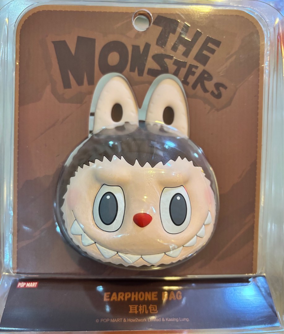 Labubu The Monsters earphone bag, Hobbies & Toys, Toys & Games on Carousell