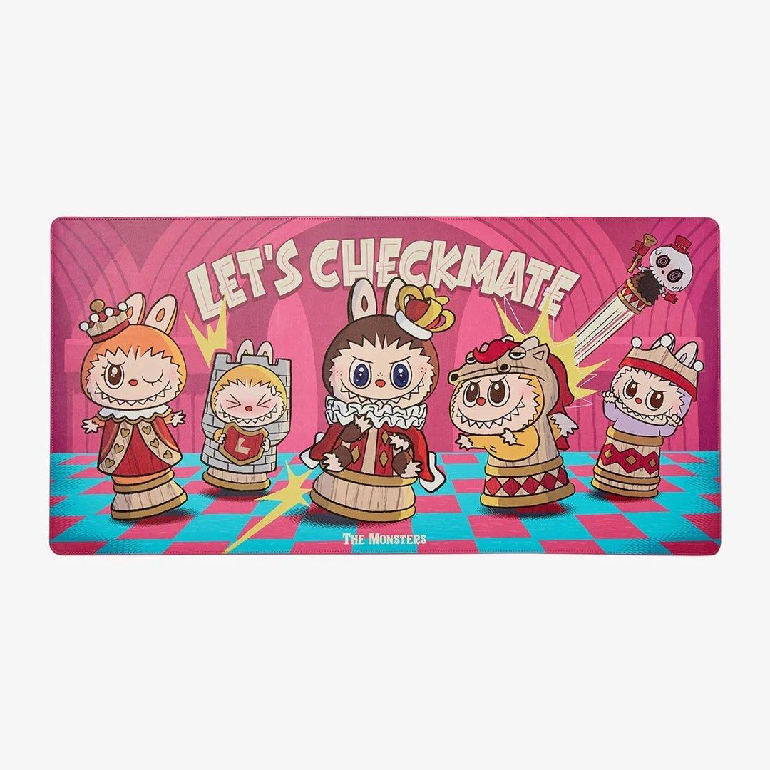 Labubu The Monsters Let’s Checkmate Series Computer Desk Mat (Popmart ...