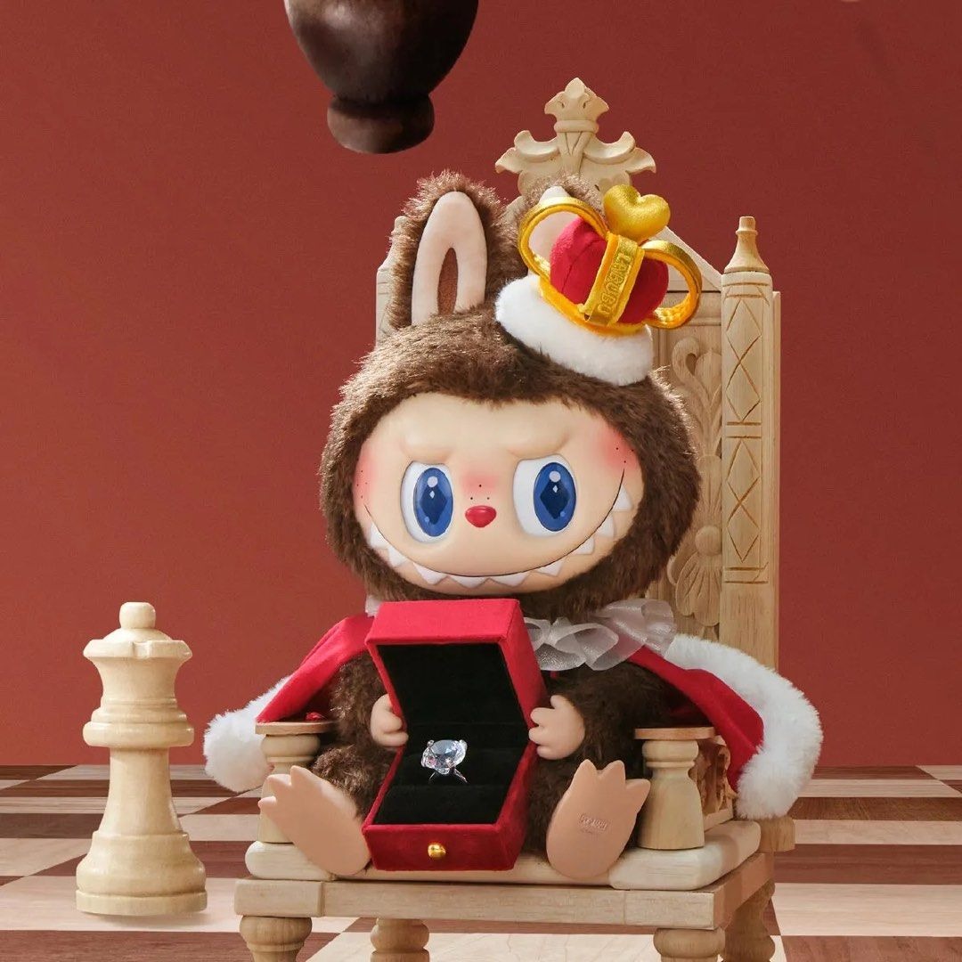 LET'S CHECKMATE LABUBU KING & QUEEN PLUSH DOLL, Hobbies & Toys, Toys ...