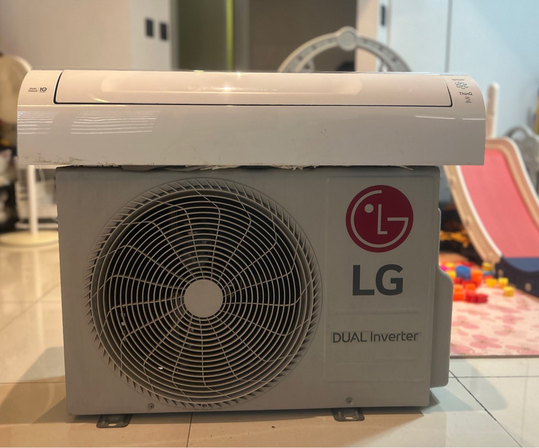 LG DUAL INVERTER 2HP SPLIT TYPE AIRCON, TV & Home Appliances, Air ...