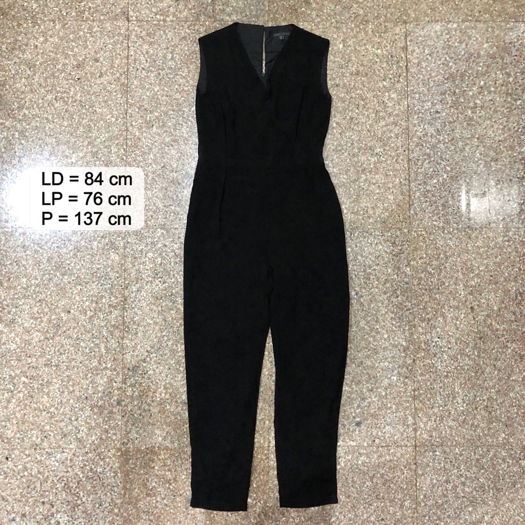 Lookboutique Store Black Jumpsuit Baju Terusan Hitam, Fesyen Wanita ...