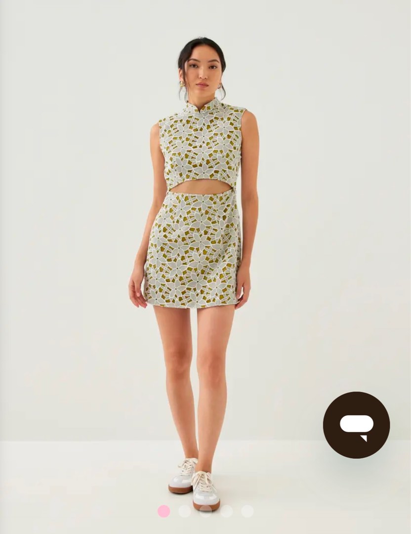 Love bonito mandarin collar mini Cheong sam dress, Women's Fashion, Dresses & Sets, Dresses on ...