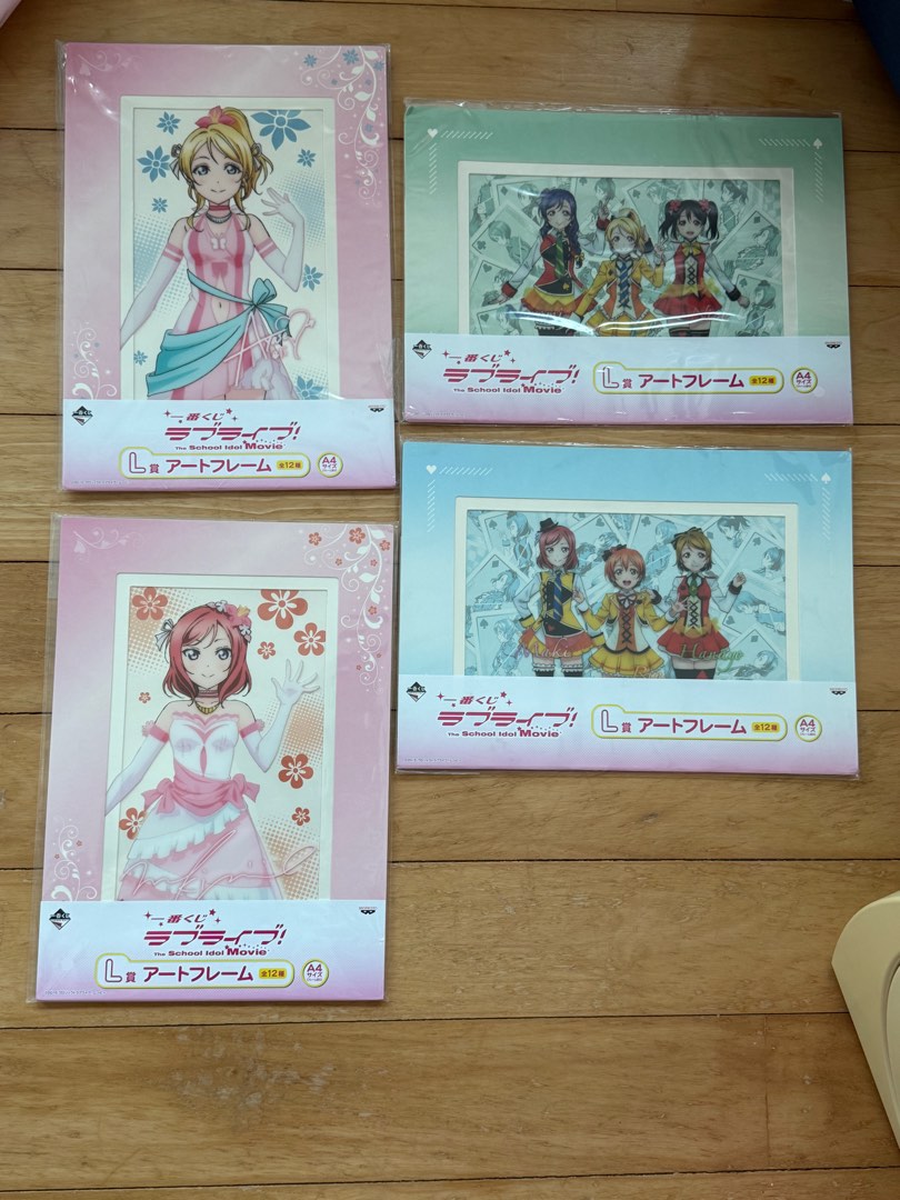 Love Live Movie Muse Kuji A4 Photo Frame Eli, Maki, 1st Years, 3rd ...