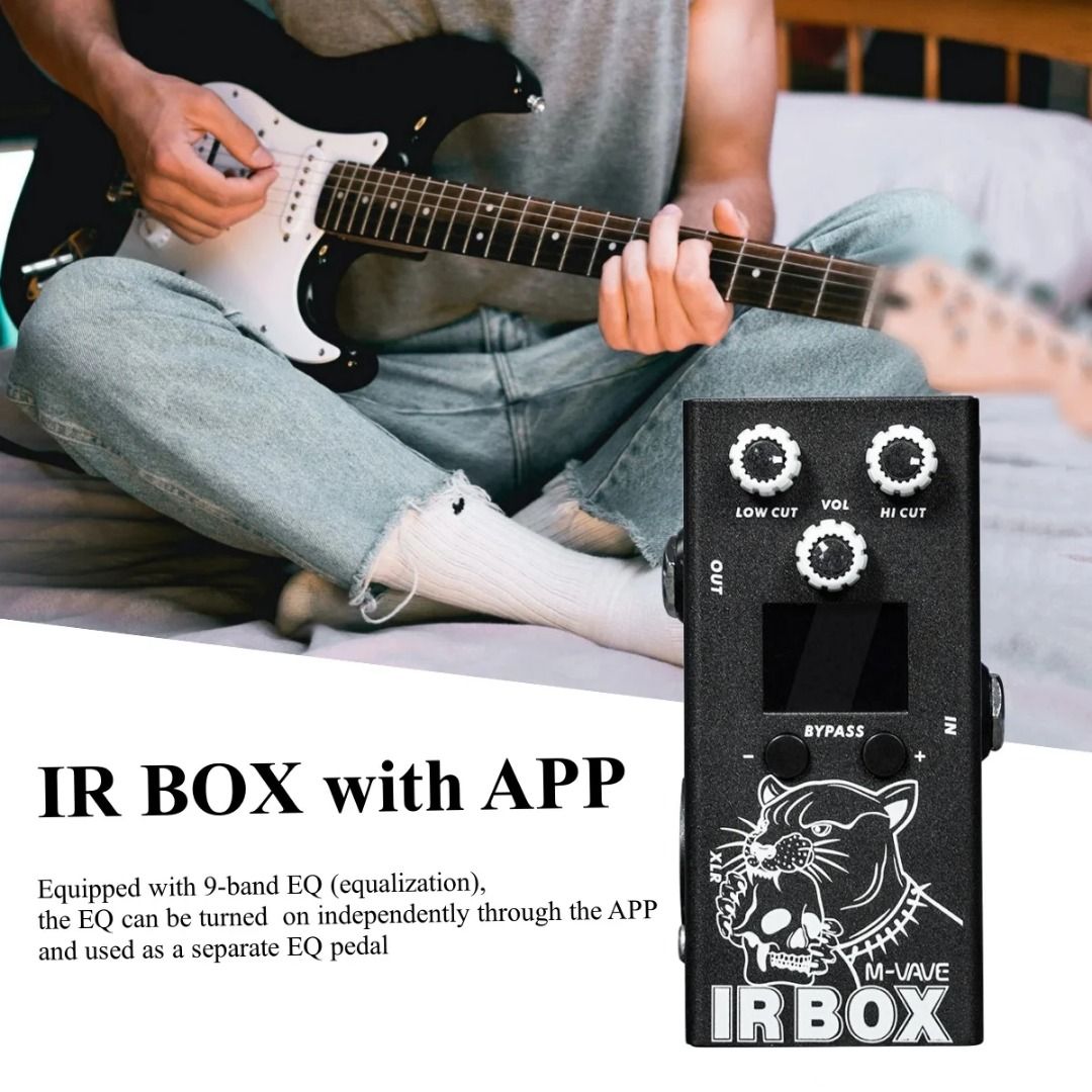 M VAVE Guitar Pedal Effectr IR BOX (Cabinet Simulator +IR Loader ...