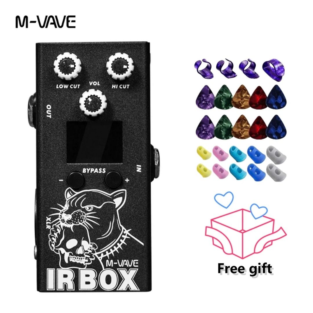 M VAVE Guitar Pedal Effectr IR BOX (Cabinet Simulator +IR Loader ...