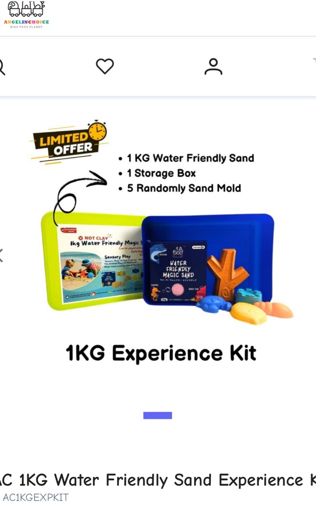 Magic sand for kids (kinetic sand) - 2kg, Hobbies & Toys, Toys & Games ...