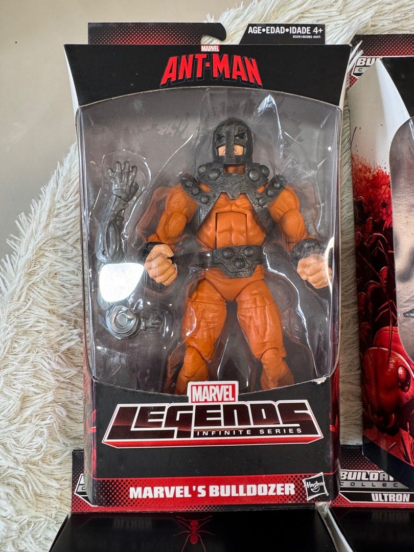 Marvel legends Ant-man wasp grim reaper bulldozer giant man tiger shark ...