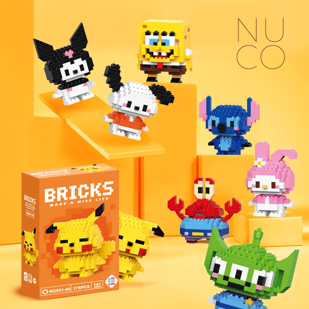 (MOQ 5) Mini Building Bricks Block Toys for Party Gift, Events Activity ...