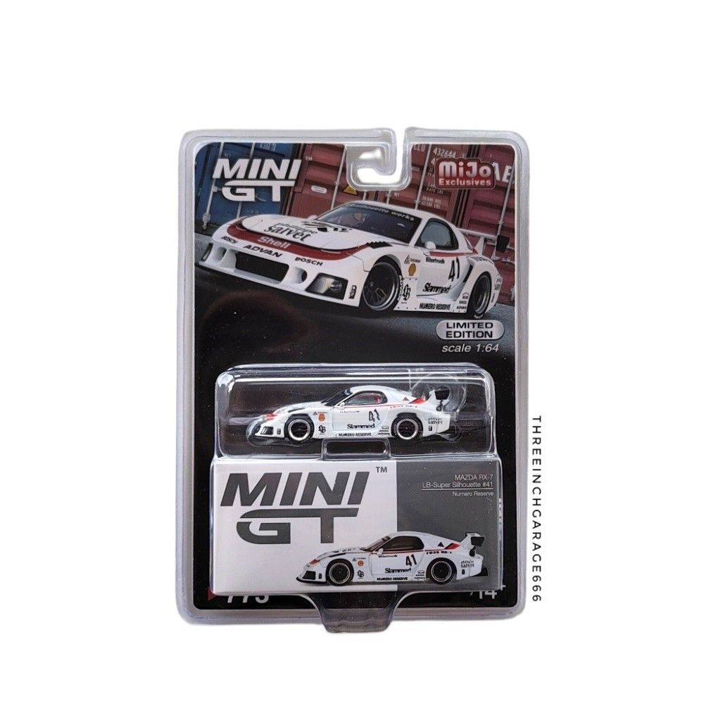 Mini GT x Mijo Exclusive 1/64 #773 Mazda RX7 LB Super Silhoutte #41 ...
