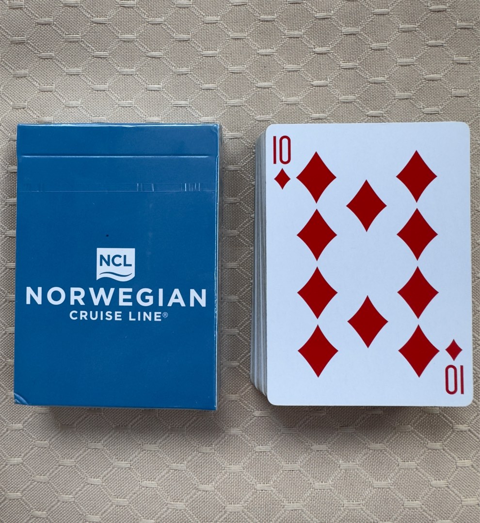 NCL Norwegian Cruise Line Playing Cards From NCL Cruise Ship US ...
