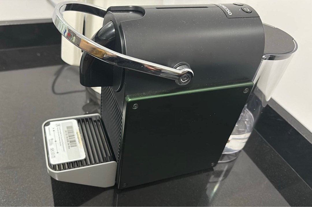 Nespresso Coffee Machine - Pixie Dark Green Machine and Capsules, TV ...