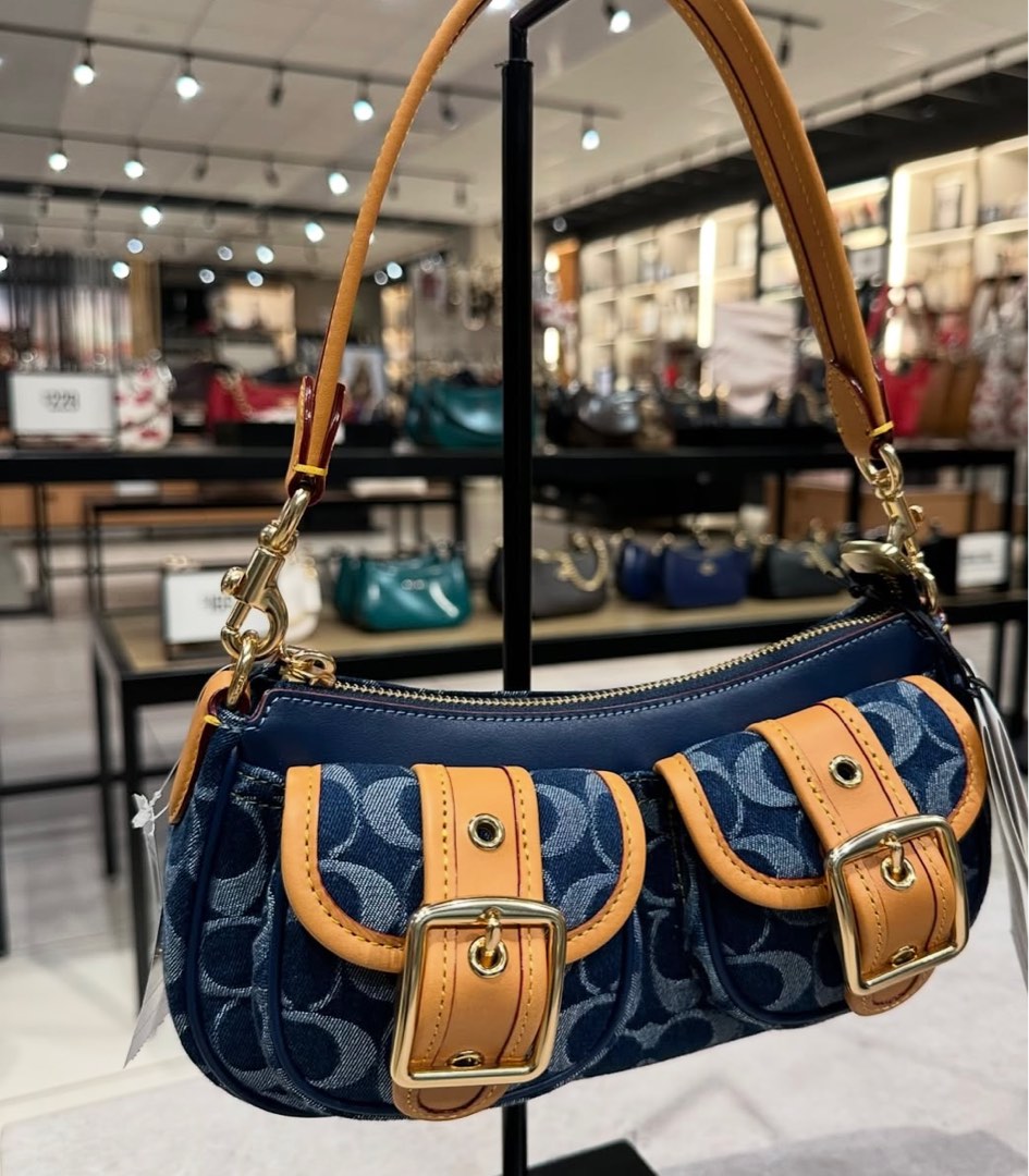 [New Arrival] Coach Ashton Bag in Signature Denim, Luxury, Bags ...