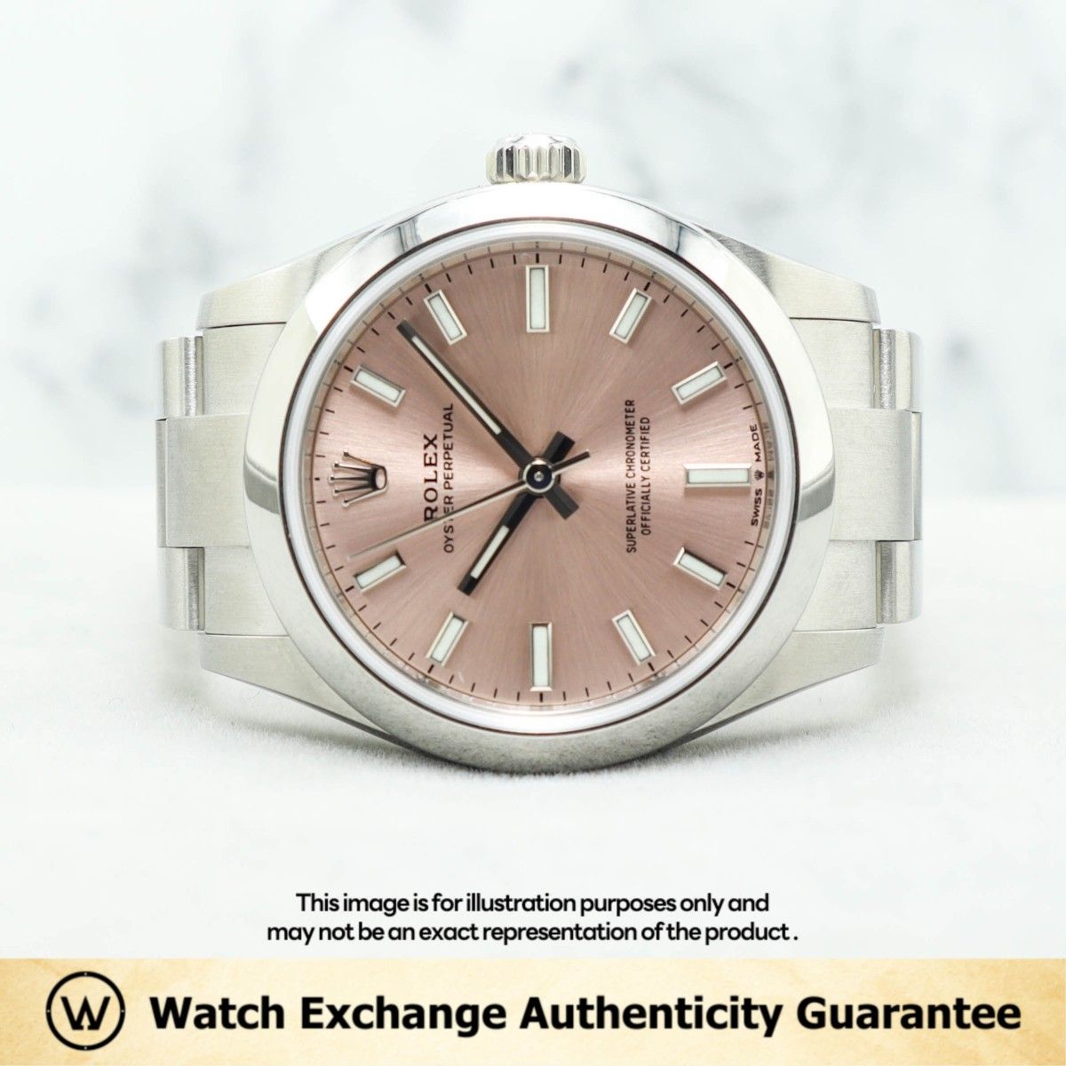 New Feb 2025 Rolex Oyster Perpetual Oyster 277200 OP Pink Dial Z12355 ...