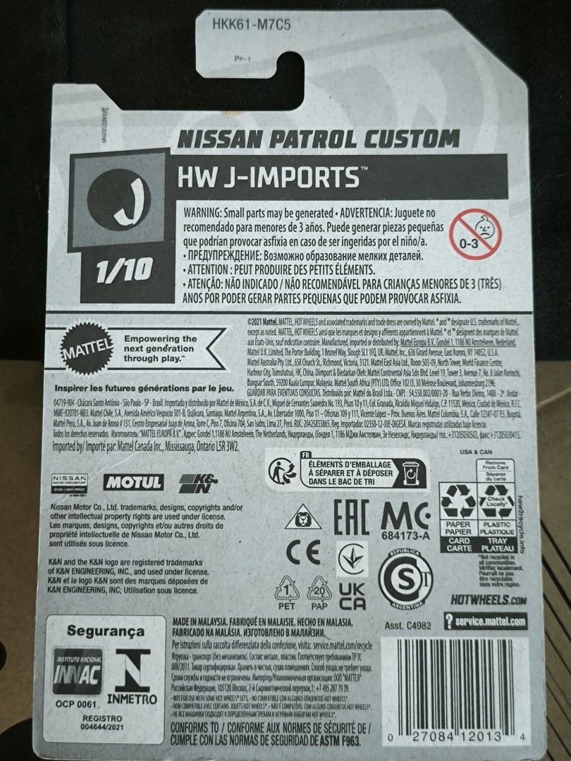 New Nissan Patrol Custom HW J-Imports Japan Exclusive Card Hill Climb ...