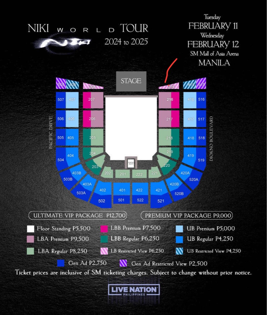 NIKI BUZZ WORLD TOUR - FEB 11, Tickets & Vouchers, Event Tickets on ...