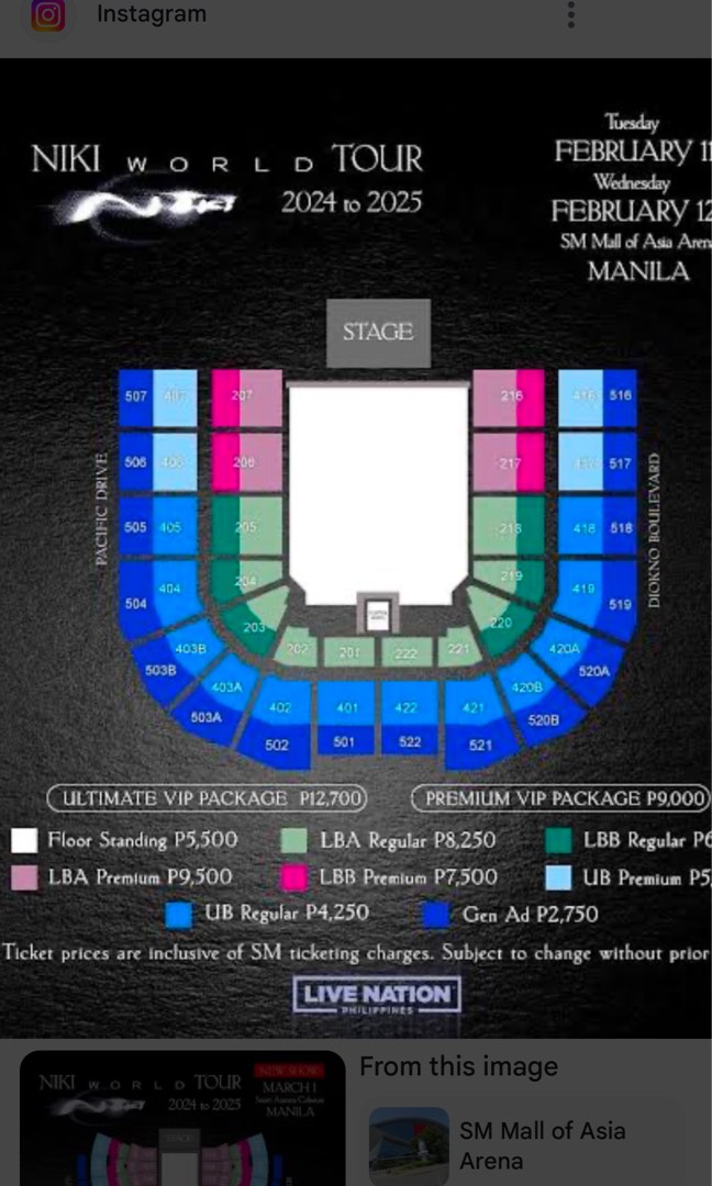 NIKI BUZZ WORLD TOUR FEB 12, Tickets & Vouchers, Event Tickets on Carousell