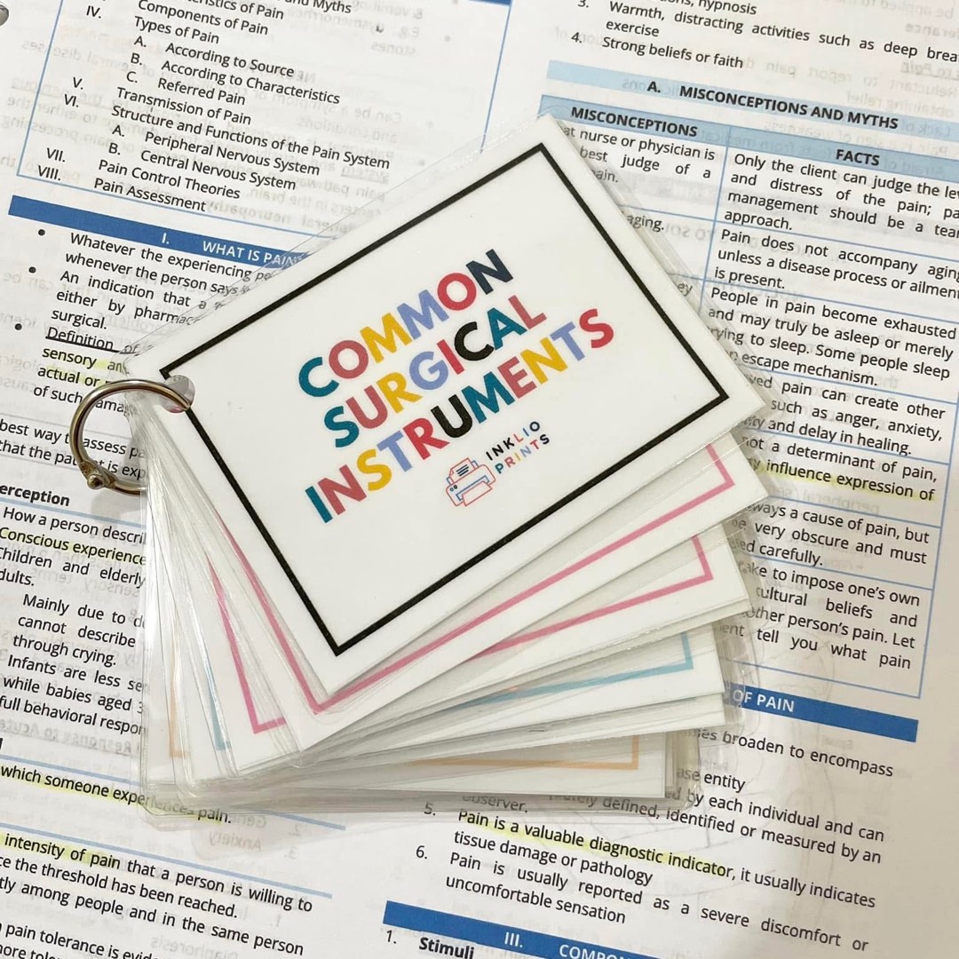 Nursing Flashcards: Surgical Instrument, Hobbies & Toys, Books ...