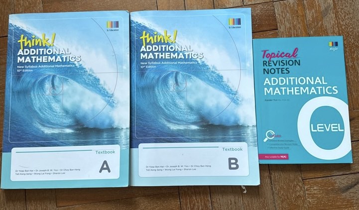 O level Amath textbook + topical revision notes., Hobbies & Toys, Books ...