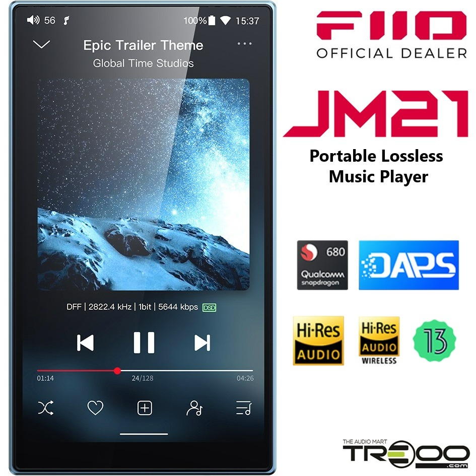 [Official] FiiO JM21 Audiophile Digital Audio Player (Sky Blue), Audio ...