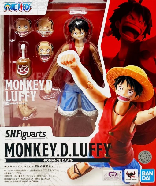 S.H. Figuarts One Piece Monkey D. Ruffy Romance Dawn, Hobbies & Toys ...